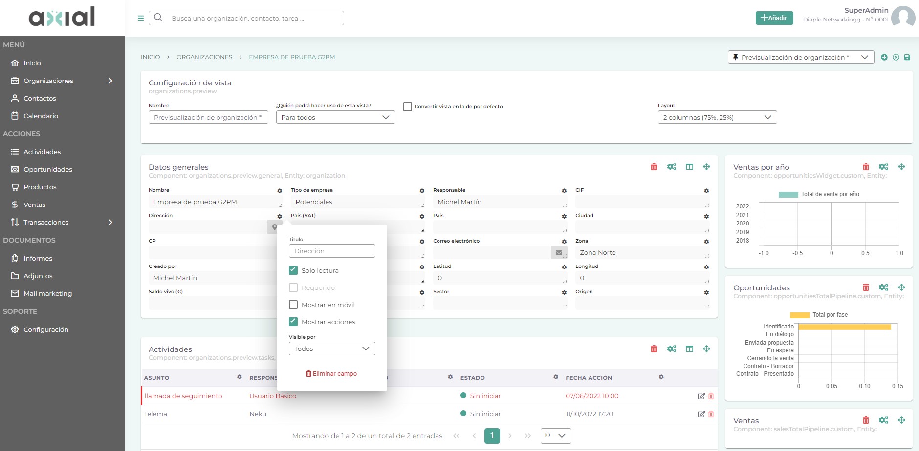El Software CRM que su Empresa Necesita - Axial CRM