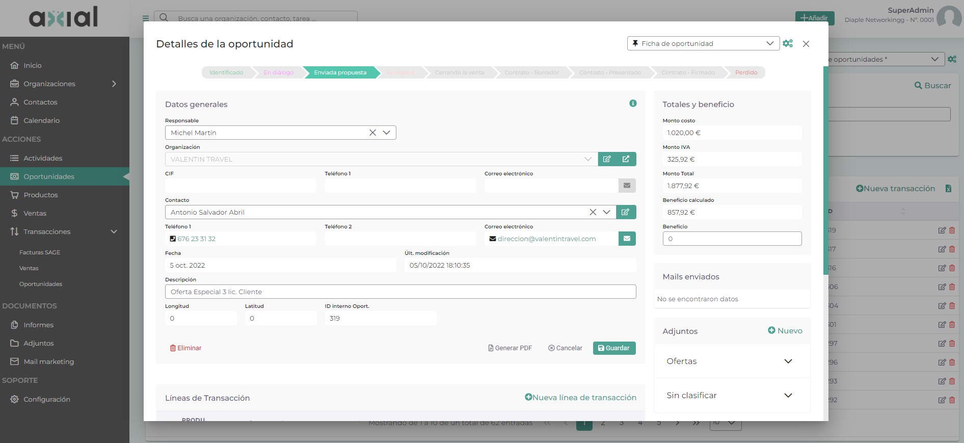 El Software CRM que su Empresa Necesita - Axial CRM